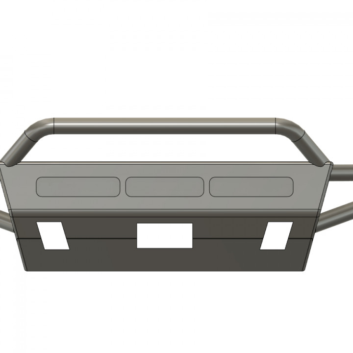 3D Printable Element Knightrunner Hybrid Bumper by Dylan In Motion