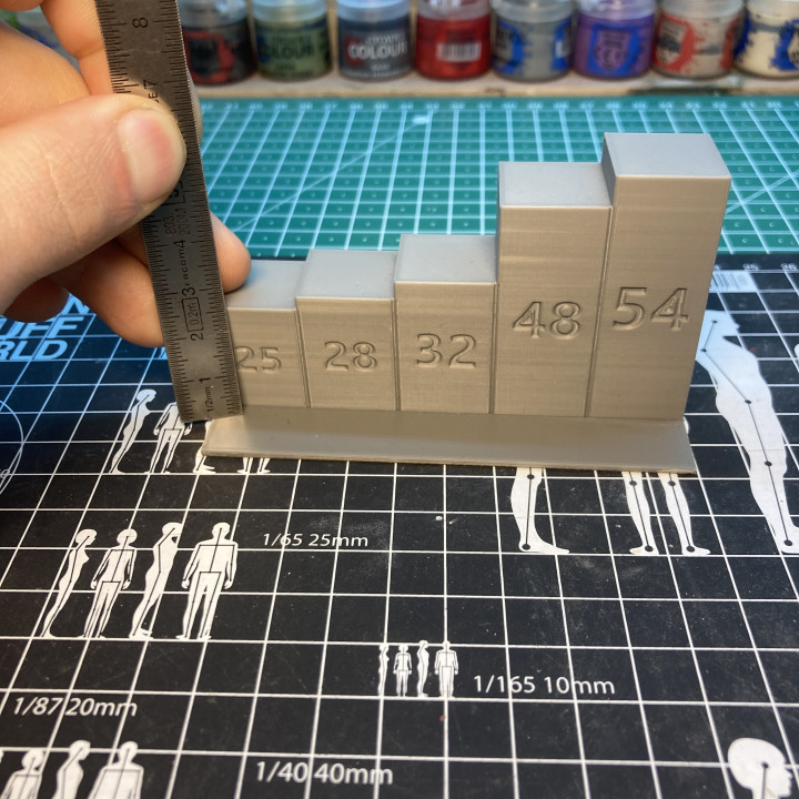 3D Printable Measuring tools figurine by Hantrax