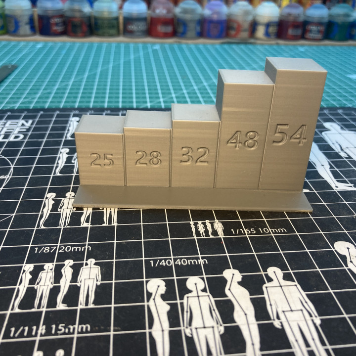 3D Printable Measuring tools figurine by Hantrax
