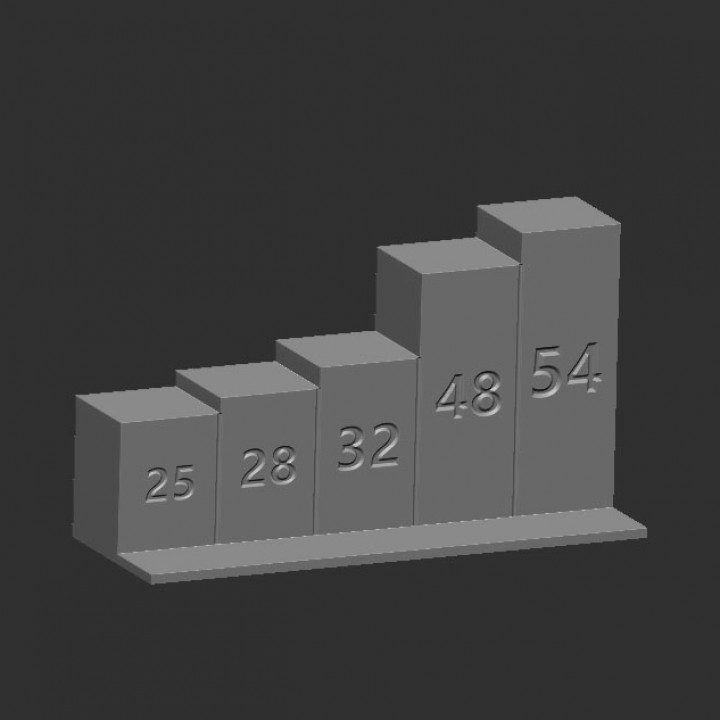 3D Printable Measuring tools figurine by Hantrax