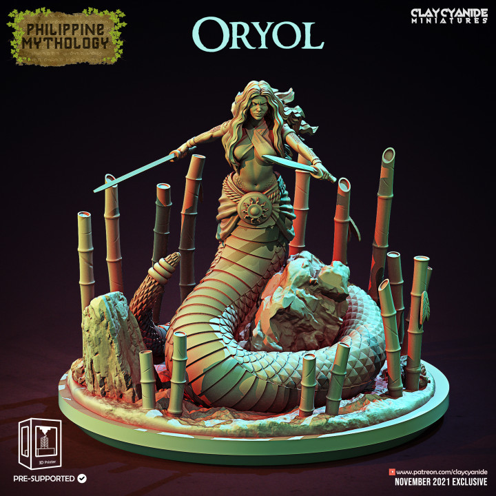 3D Printable Oryol by Clay Cyanide Miniatures