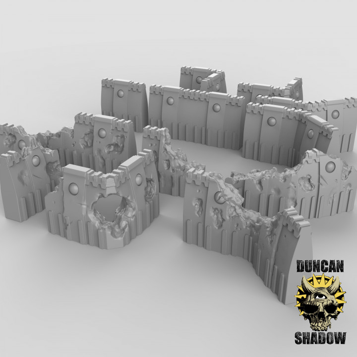 3D Printable Sci_fi Terrain Bundle by Duncan Shadow