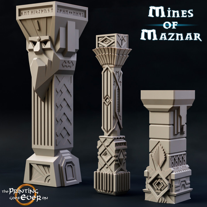 3D Printable Mines of Maznar - Full Kickstarter Pack by The Printing ...