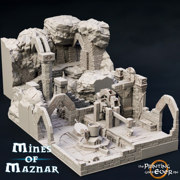 3D Printable Mines of Maznar - Full Kickstarter Pack by The Printing ...