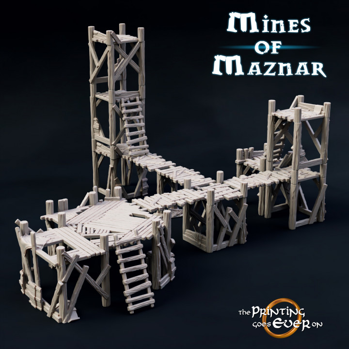 3D Printable Mines of Maznar - Full Kickstarter Pack by The Printing ...