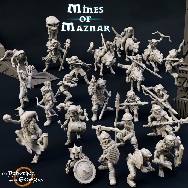 3D Printable Mines of Maznar - Full Kickstarter Pack by The Printing ...