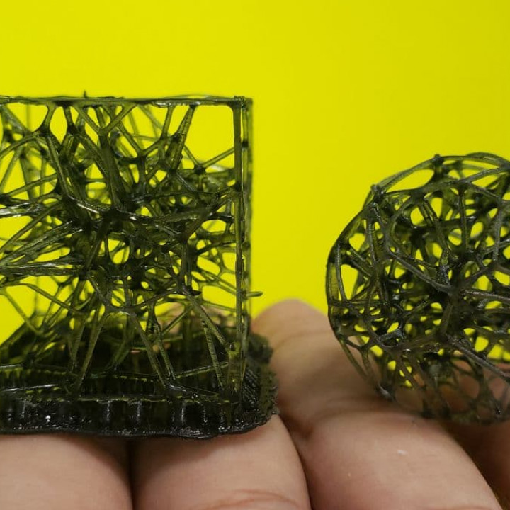 3D Printable Sphere & Cube bone like structure by Frederico David Sena