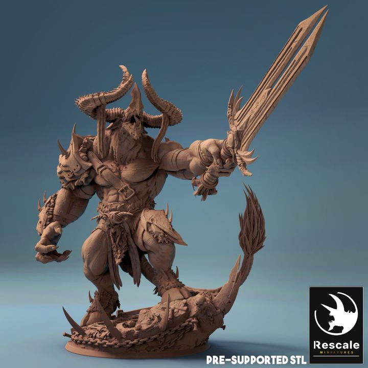 3D Printable Disciple of war by Rescale Miniatures