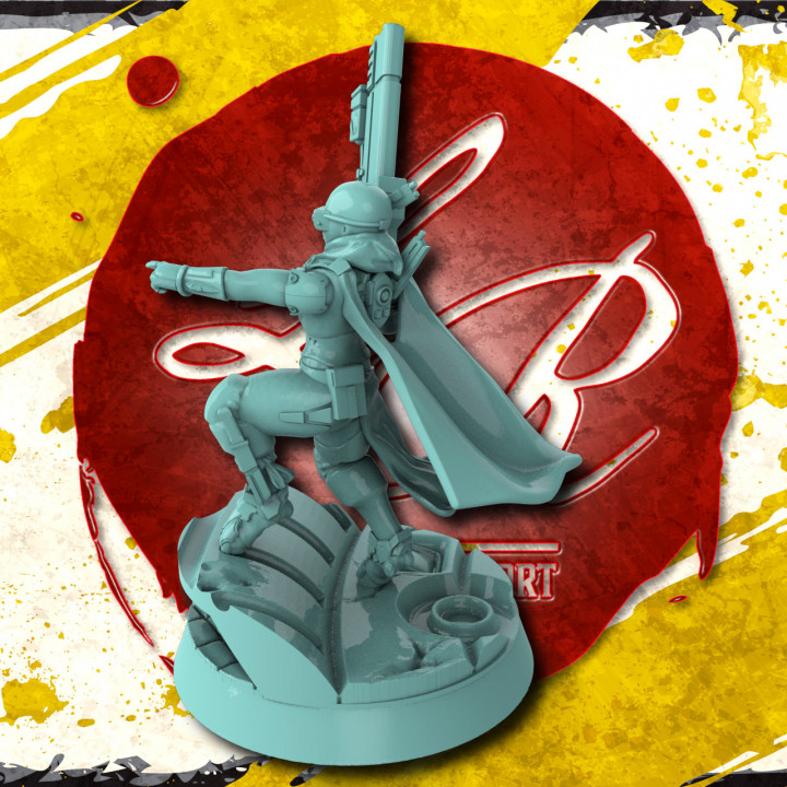 3D Printable 2pi Shadow Piper Commander by LeesedRenfort