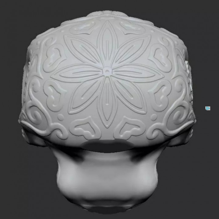 3D Printable sugarskull by Hector Sanchez Marroquin
