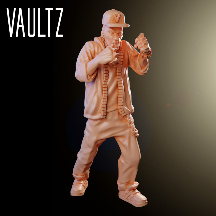 3D Printable Jesse the Rapper by Vaultz Miniatures