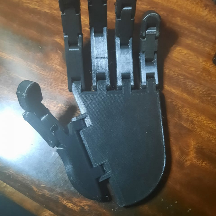 3D Printable Posable hand by Diego Quesada Barrantes