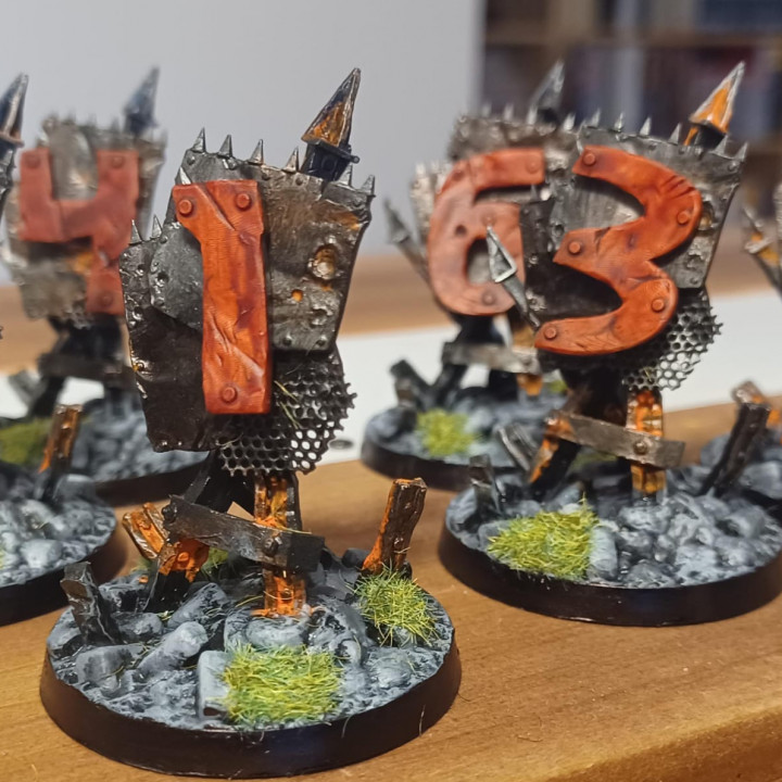 3D Print of MrModulork's Free Orc Objective Marker Kit by michaelwinterling