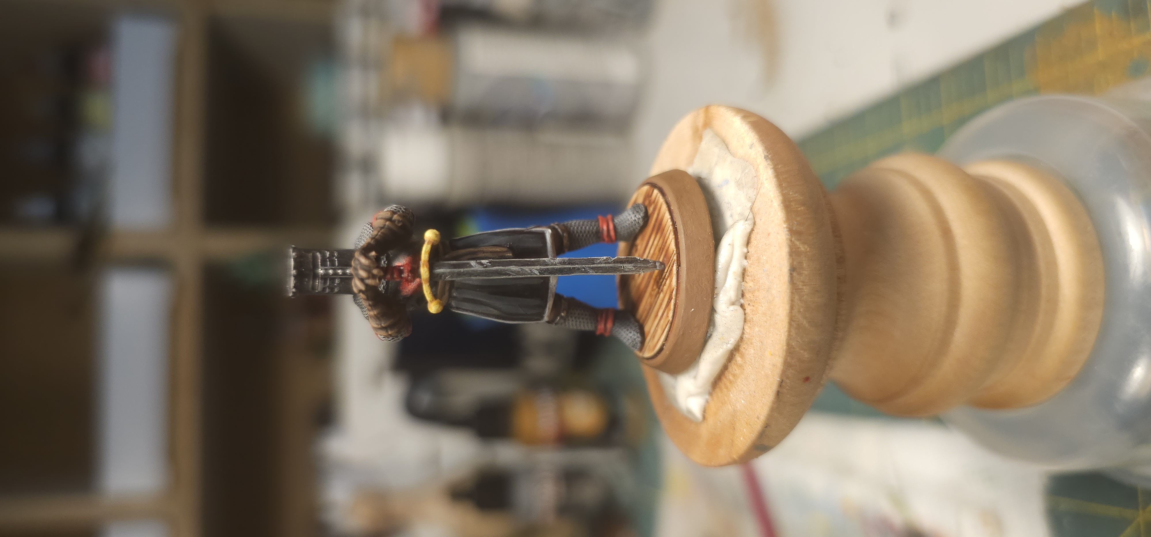 3D Printable Black Knight Pose 01 [Pre-Supported] by TytanTroll Miniatures