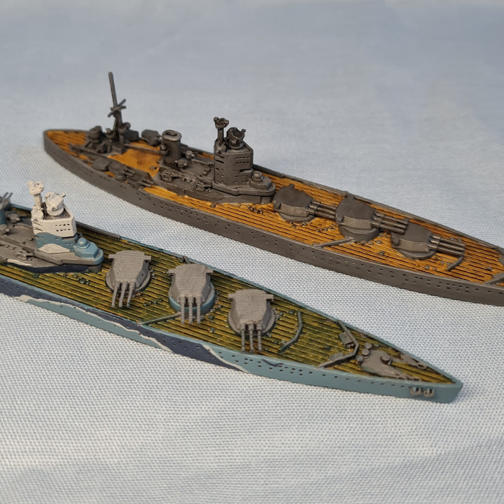 3D Printable Nelson Class Battleship by Lee McColl
