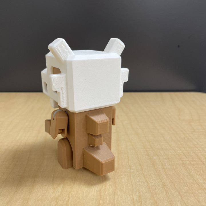 3D Printable Pokemon Quest Articulated Cubone Toy by Chris D’Argenio