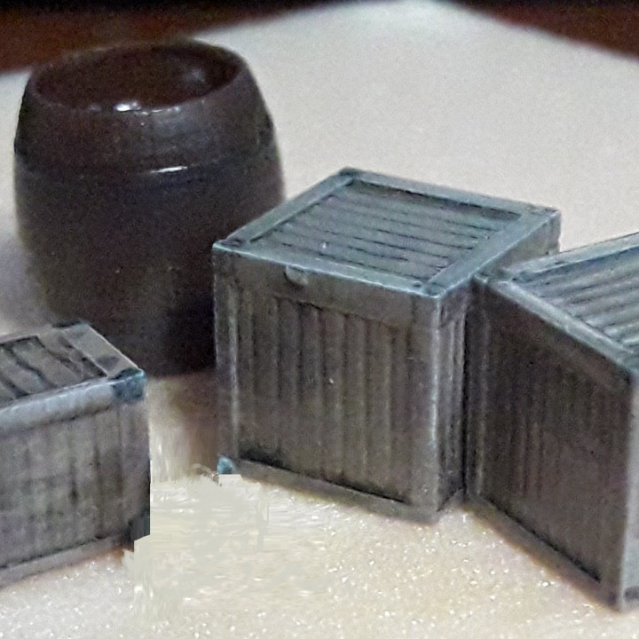 3D Printable Boxes and barrels by Emil