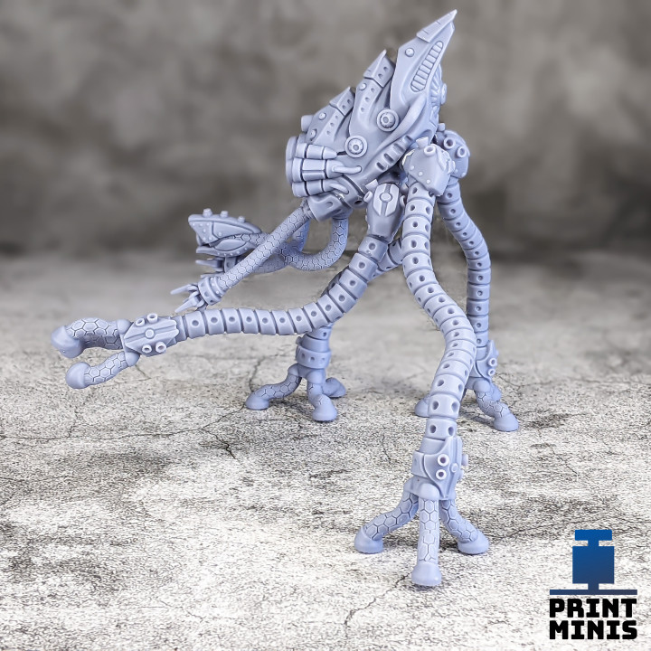 3D Printable The Harvester Robot - Zeki Alien Technology - In Orbit ...