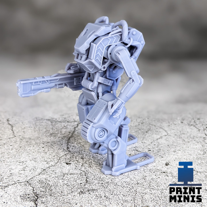 3D Printable The Watchman Robots - In Orbit Collection by Print Minis