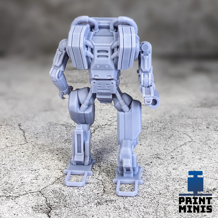 3D Printable The Watchman Robots - In Orbit Collection by Print Minis