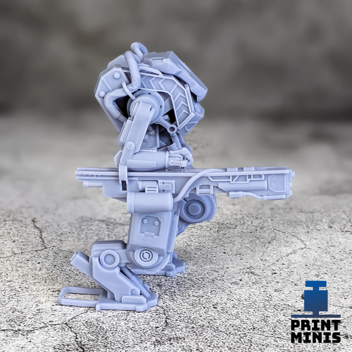 3D Printable The Watchman Robots - In Orbit Collection by Print Minis