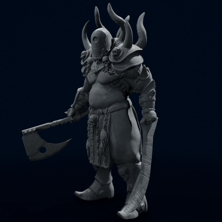 3D Printable Undead Warden 80mm by Jeremy Smith