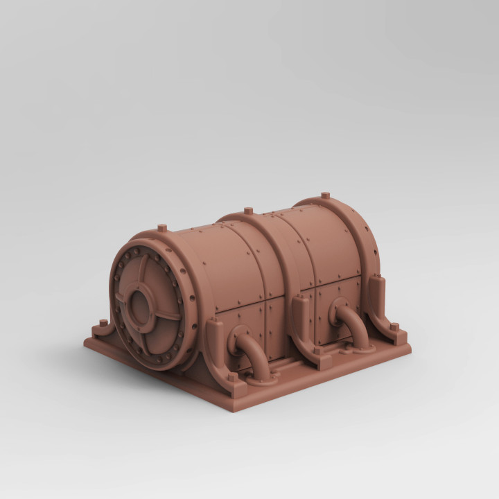 3D Printable Pumping Station by Tesseract Tomb