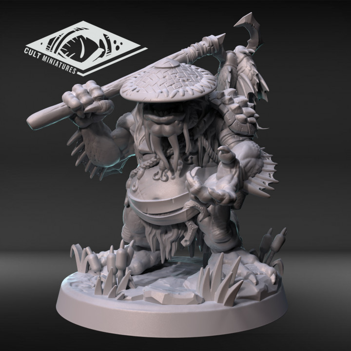3D Printable Swamp Troll Regiment by Cult Miniatures