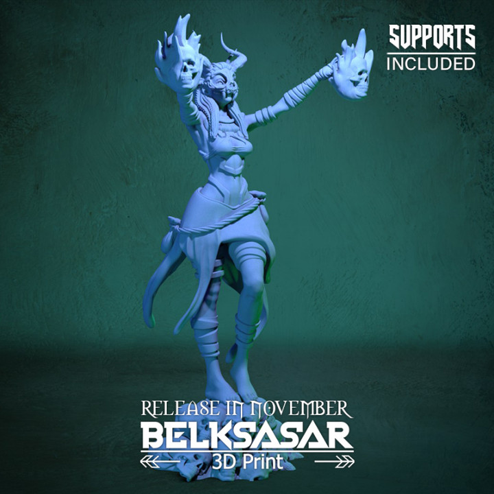 3D Printable Dark Shaman All variants by Belksasar