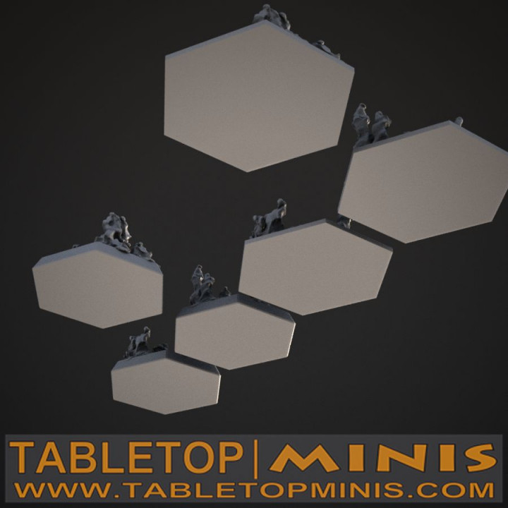 3D Printable Fire Token for Battletech Map by TableTopMinis