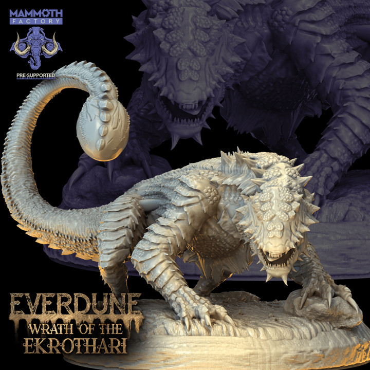 3D Printable Rekari Sand Drake by Mammoth Factory