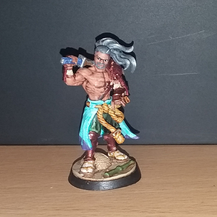 3D Print of Heihashi (Wandering Ronin) 32mm - DnD by Karithay