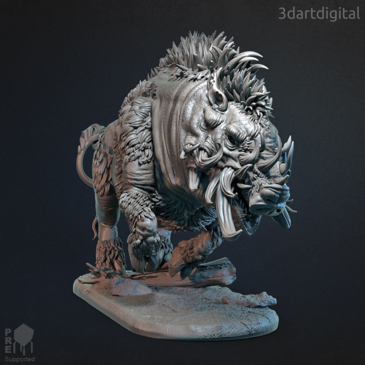 3D Printable Dire Boar´ by 3dartdigital