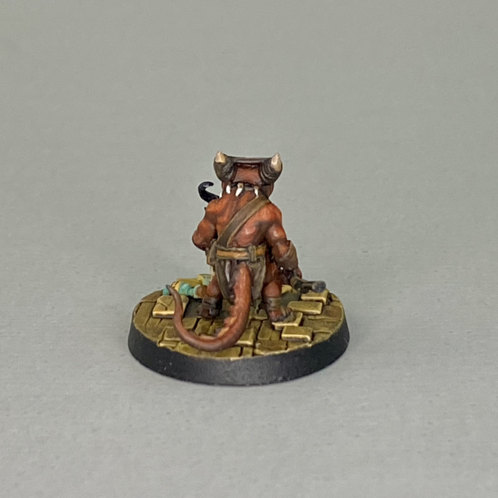 3D Printable Kobold Sorcerer (+Christmas Version) by Bite the Bullet