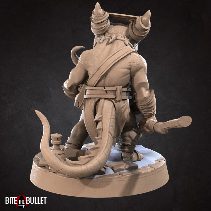 3D Printable Kobold Sorcerer (+Christmas Version) by Bite the Bullet