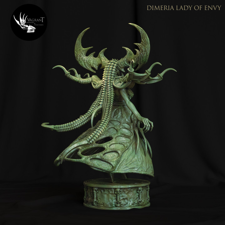 3D Printable Dimeria Lady of Envy by Vagrant Miniatures