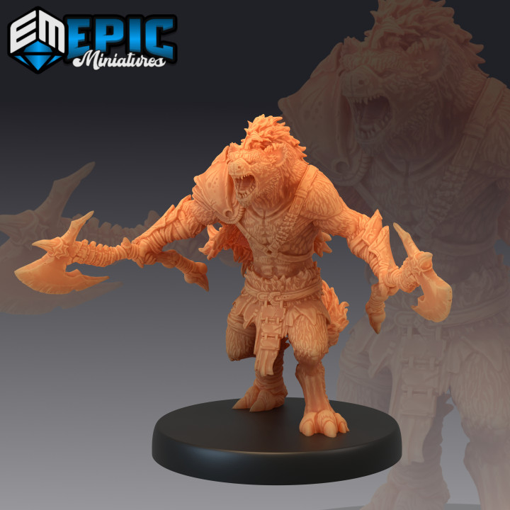 3D Printable Gnoll Tribe Set / Hyena Hybrid / Classic Creature by Epic ...
