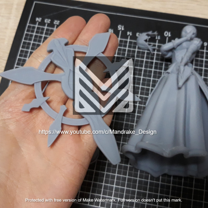 3D Printable Lupusregina [Beta] - Overlord by Mandrake