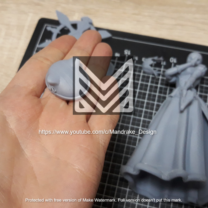 3D Printable Lupusregina [Beta] - Overlord by Mandrake