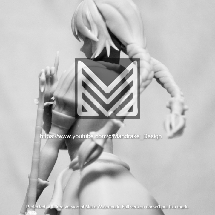 3D Printable Lupusregina [Beta] - Overlord by Mandrake