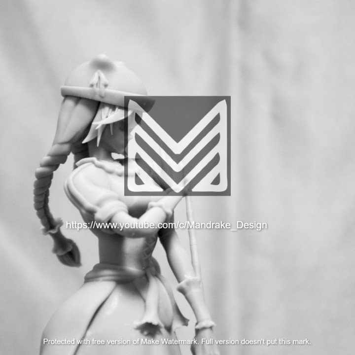 3D Printable Lupusregina [Beta] - Overlord by Mandrake