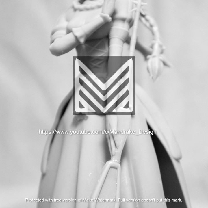 3D Printable Lupusregina [Beta] - Overlord by Mandrake