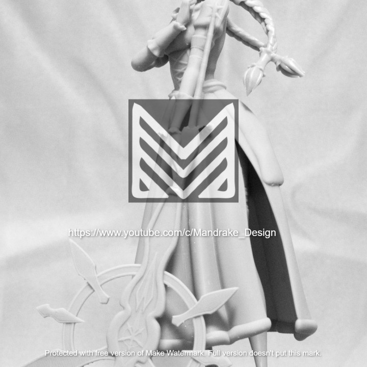 3D Printable Lupusregina [Beta] - Overlord by Mandrake