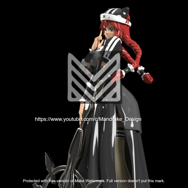 3D Printable Lupusregina [Beta] - Overlord by Mandrake