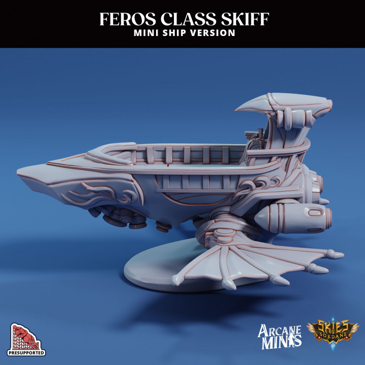 3D Printable Skiffs - Mini Ship by Sordane Publishing