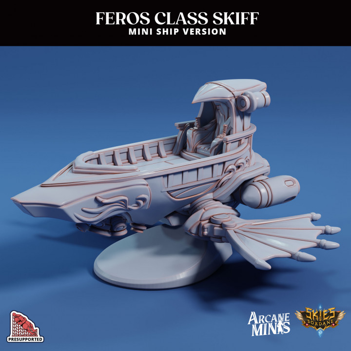 3D Printable Skiffs - Mini Ship by Sordane Publishing