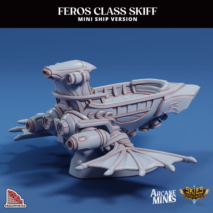 3D Printable Skiffs - Mini Ship by Sordane Publishing