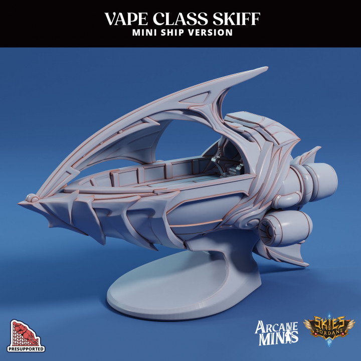 3D Printable Skiffs - Mini Ship by Sordane Publishing