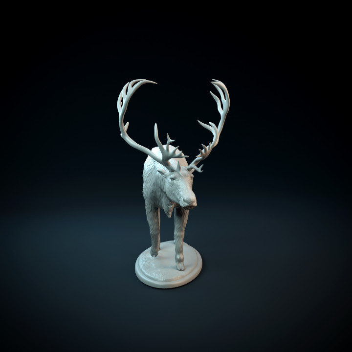 3D Printable Reindeer by Dino and Dog