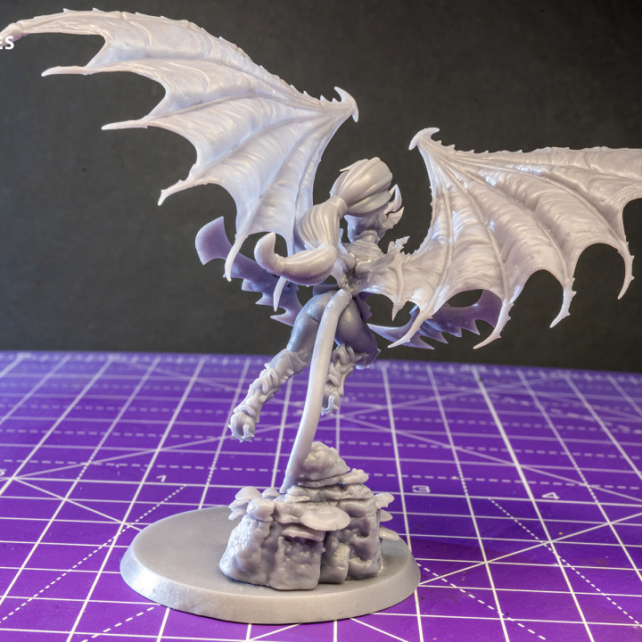 3D Printable Drow Demonic Valkyrie Pose 3 - Includes Pinup Variant by ...